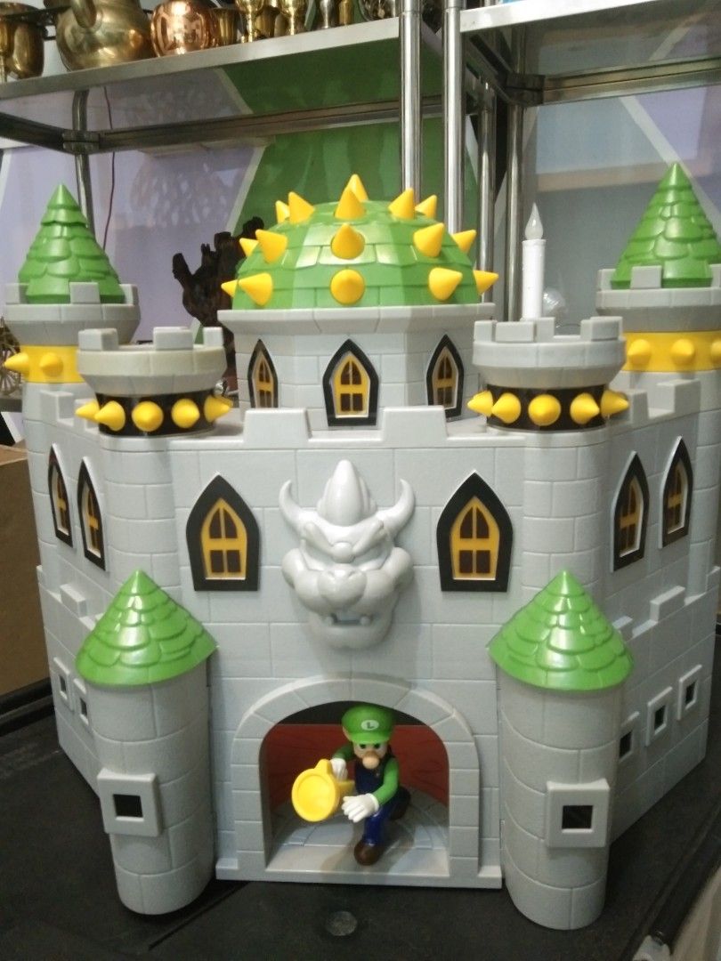 Super Mario castle playset with luigi figure, Hobbies & Toys, Toys ...