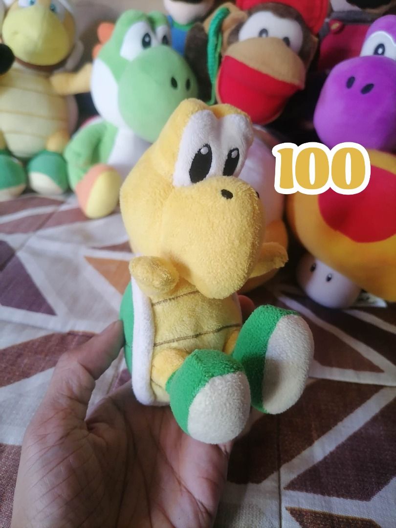 Super Mario Characters Plush Toys (Luigi and Turtle LEFT), Hobbies ...