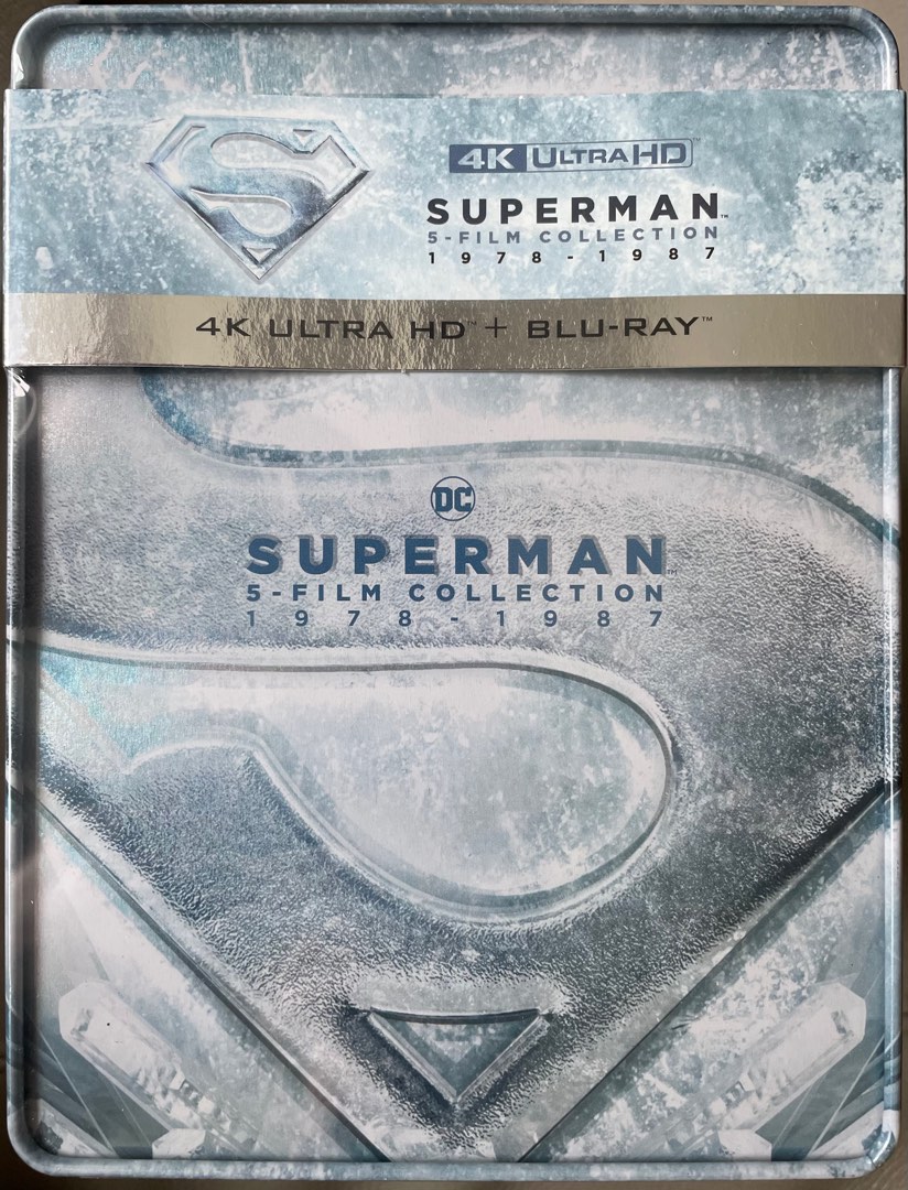 Superman: 5-Film Collection - 4K Ultra HD Blu-ray SteelBook, Hobbies ...