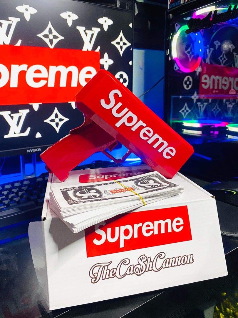 SUPREME MONEY toy GUN, Hobbies & Toys, Toys & Games on Carousell