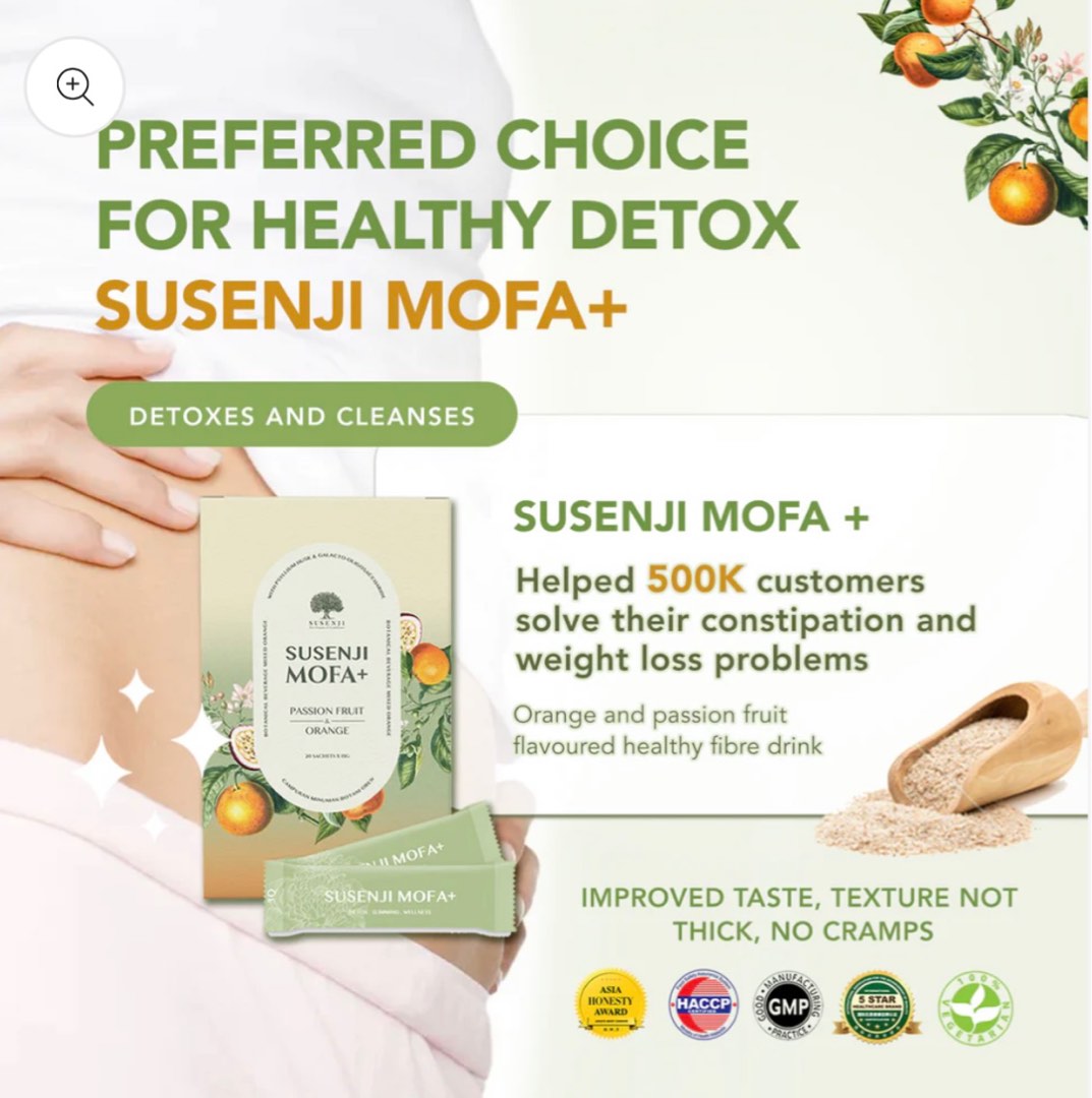 Susenji Mofa+ (Passionfruit & Orange Flavour), Health & Nutrition ...