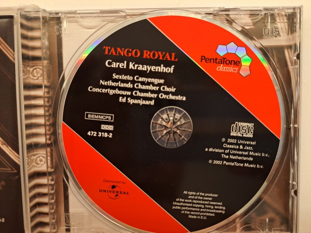 Tango Royal - Carel Kraayenhof. 2002 Universal Classics / Pentatone ...