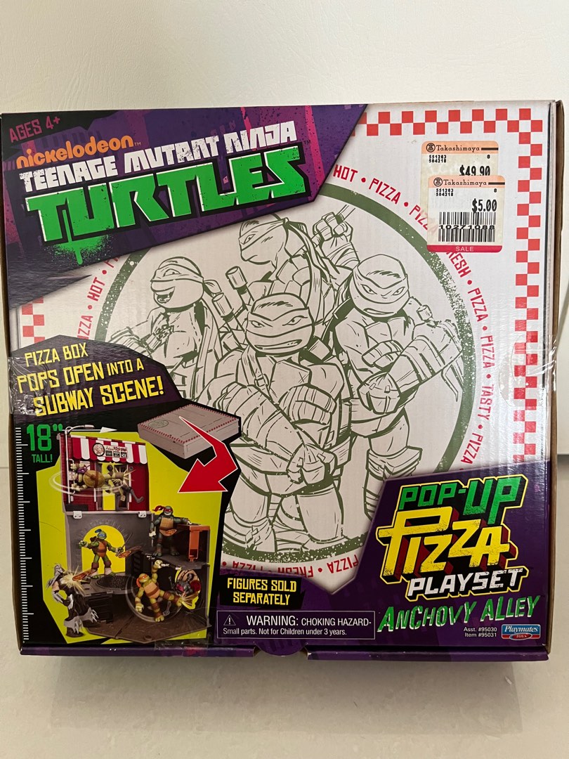 Teenage Mutant Ninja Turtles TMNT Pop Up Pizza Anchovy Alley Playset ...