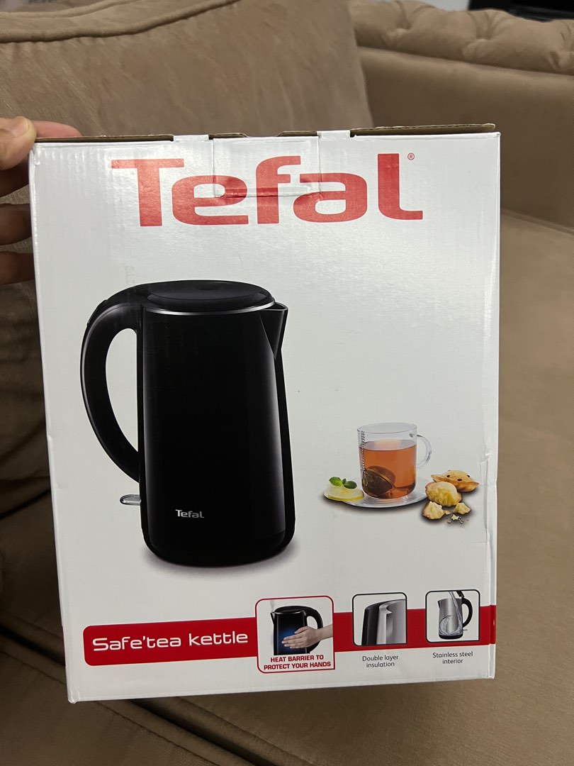 TEFAL Safe'Tea Electric Kettle 1.7L, TV & Home Appliances, Kitchen ...