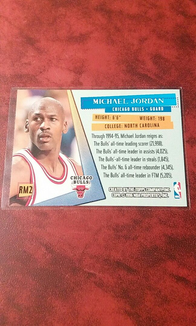 Topps Stadium Club Reign Men Michael Jordan, Hobbies & Toys ...