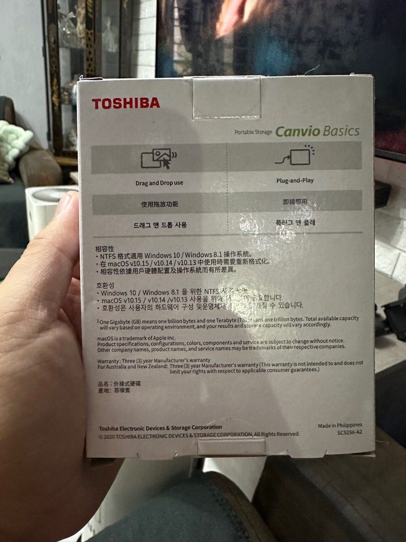 Toshiba Canvio 1 TB on Carousell