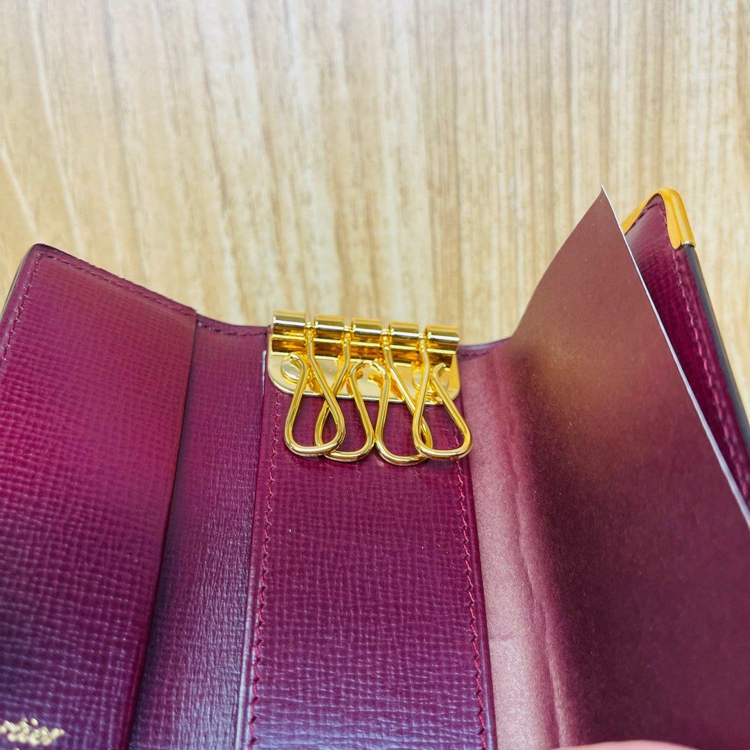 TP-CARTIER Tri-fold Leather Key Pouch With Cert, Women's Fashion, Bags ...