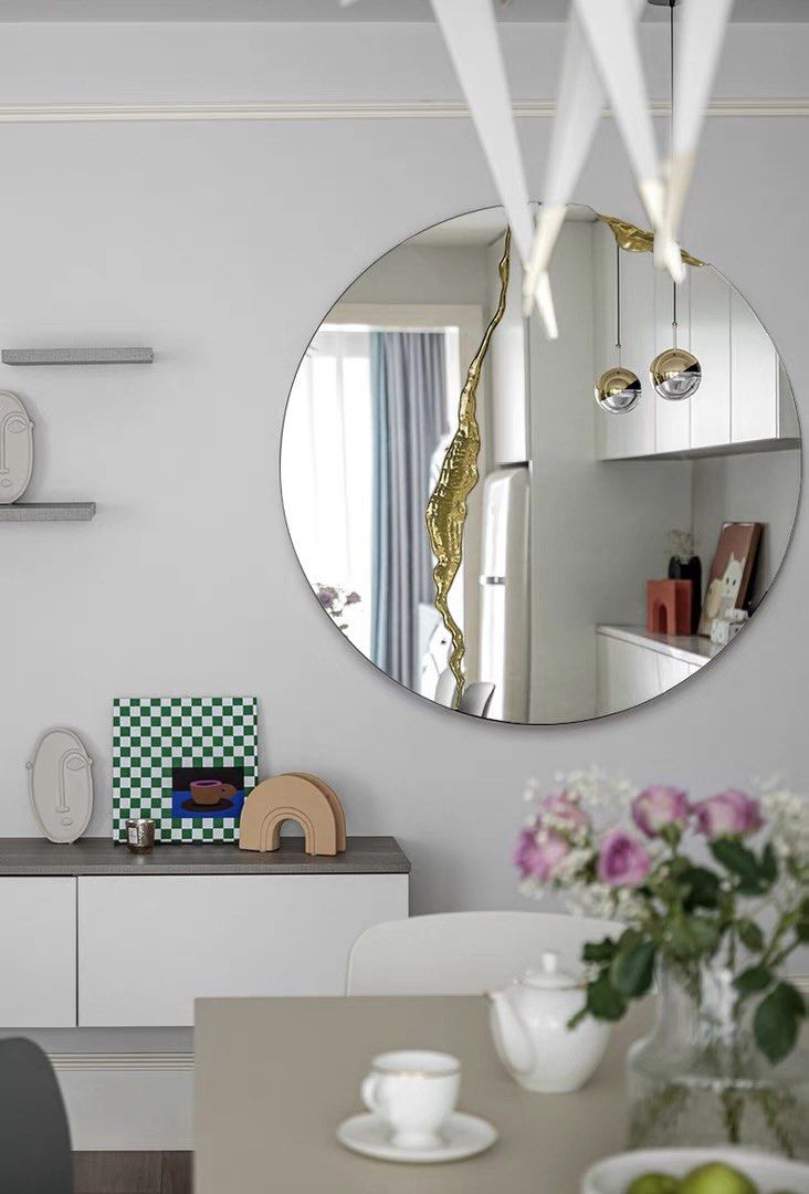 TRAIL Modern Wall Mirror, Furniture & Home Living, Home Decor, Mirrors ...