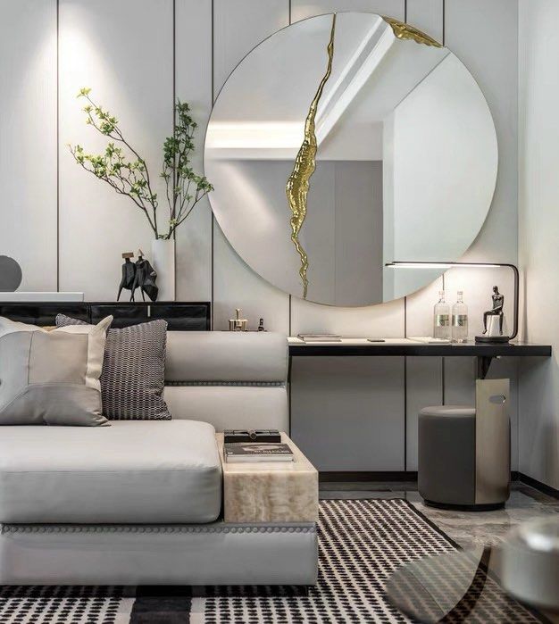 TRAIL Modern Wall Mirror, Furniture & Home Living, Home Decor, Mirrors ...