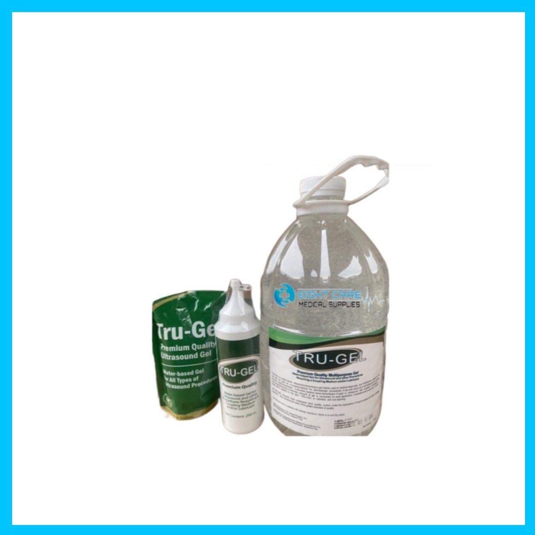 Tru Gel Ultrasound Gel Gallon, Health & Nutrition, Medical Supplies ...