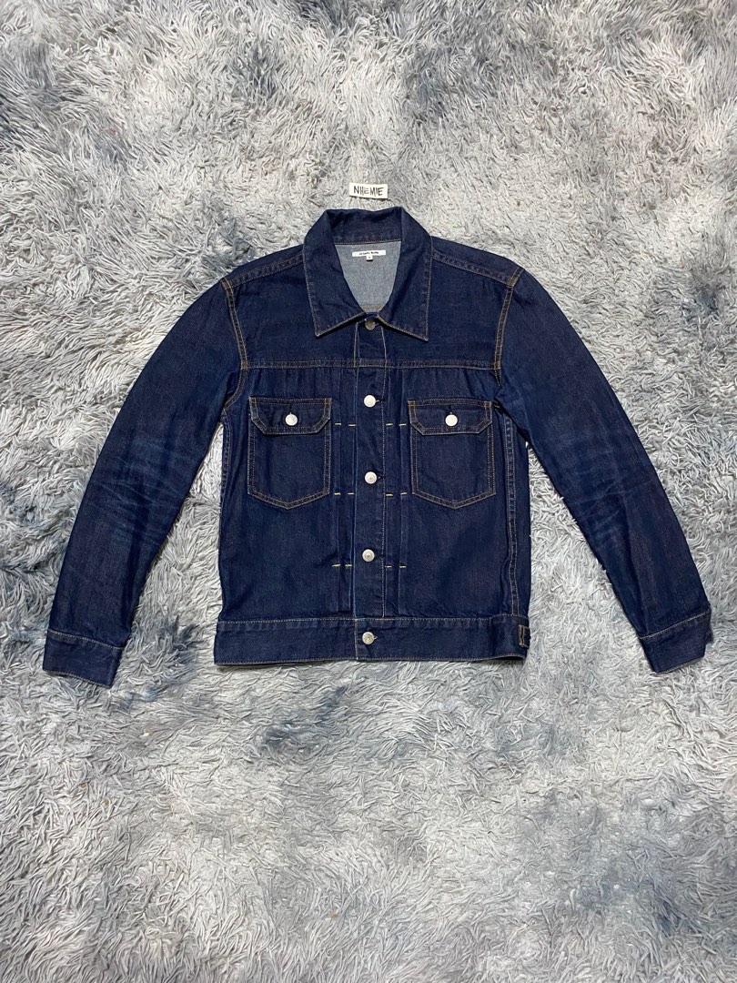 TYPE II DENIM TRUCKER WORKWEAR JACKET GLOBAL WORK, Men's Fashion, Coats ...