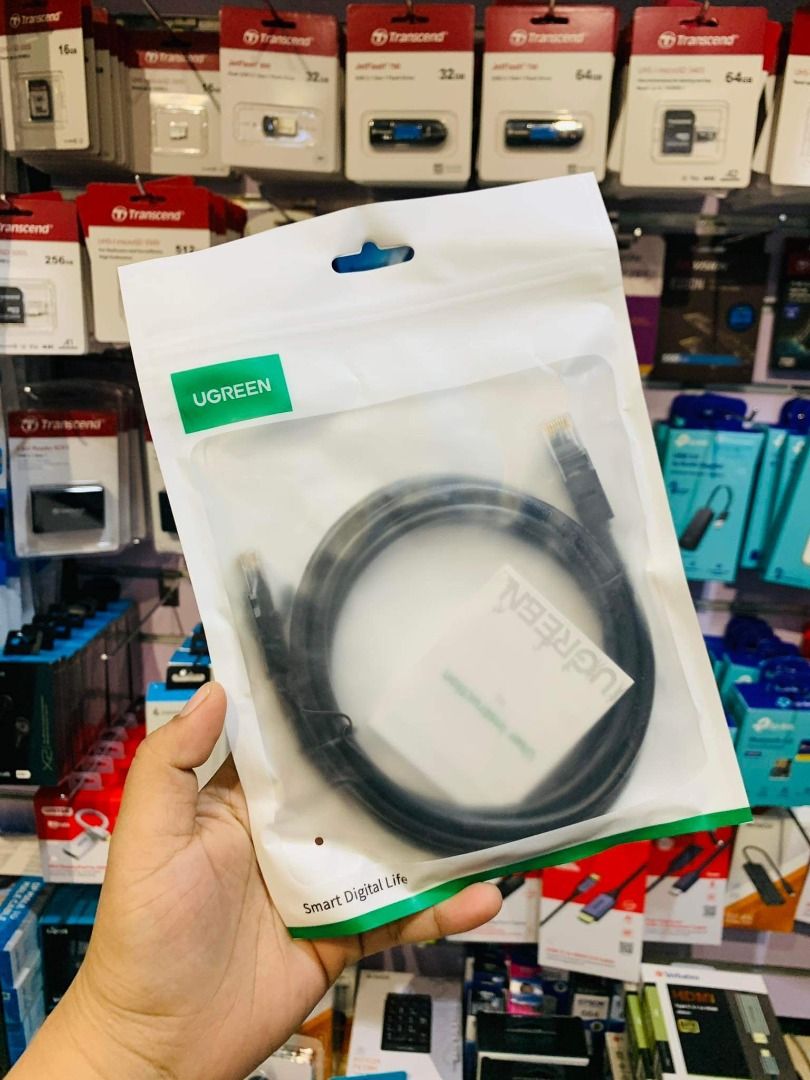 UGREEN Cat6 UTP Ethernet Cable 1000mbps RJ45 2M Black NW102 20160 ...