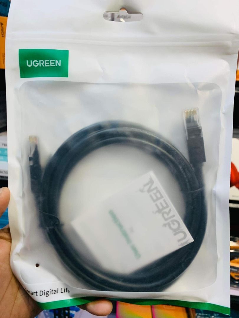 UGREEN Cat6 UTP Ethernet Cable 1000mbps RJ45 2M Black NW102 20160 ...