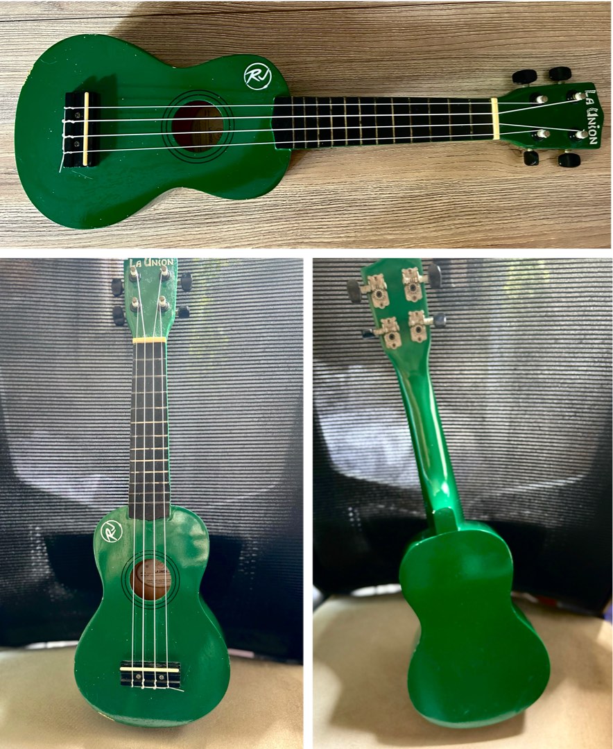 Ukulele La Union RJ (Green), Hobbies & Toys, Music & Media, Musical ...