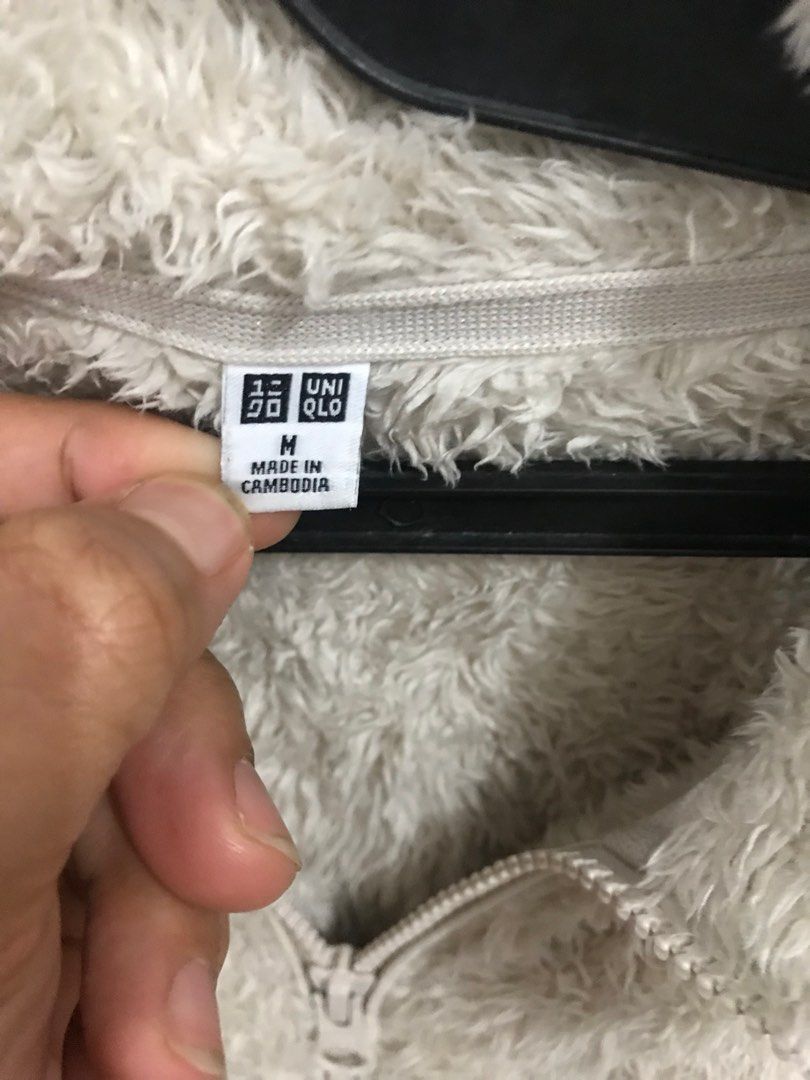 Uniqlo teddy bear jacket, Women's Fashion, Coats, Jackets and Outerwear ...