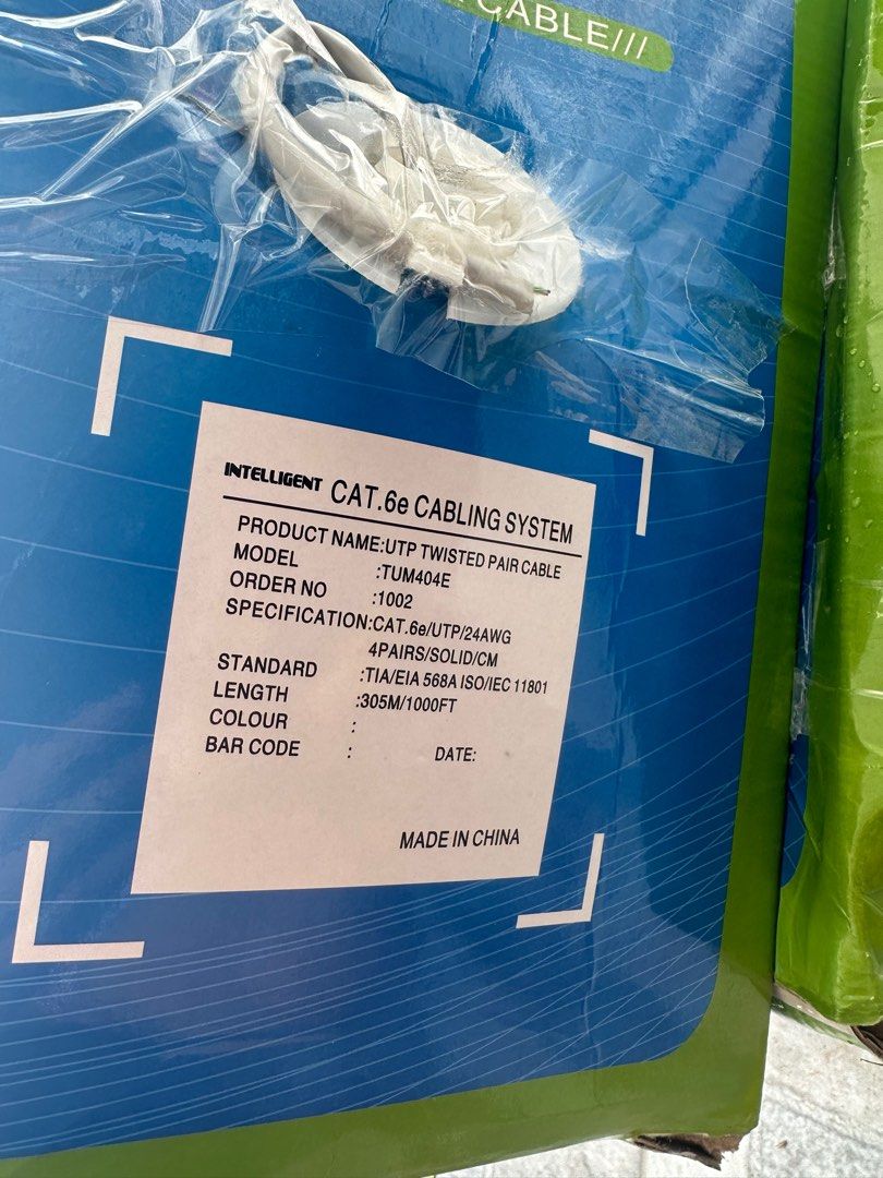upt cable cat6 305 meters on Carousell