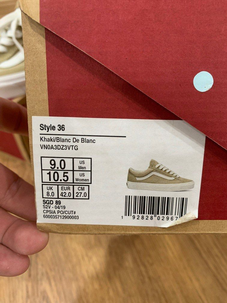 Vans Khaki “ Milk Tea “, Men's Fashion, Footwear, Sneakers on Carousell