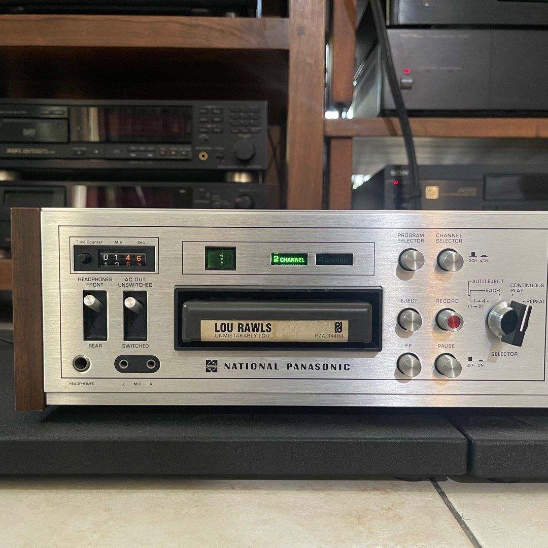 Very rare National / Panasonic 8 track 4 channel deck (RS-855U), Audio ...