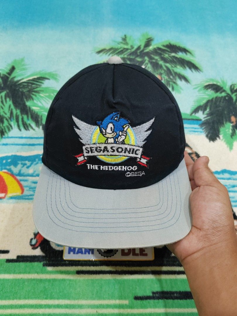 VINTAGE CAP SEGA SONIC THE HEDGEHOG, Men's Fashion, Watches ...