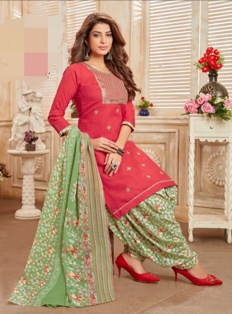 Women's chudithar set, Women's Fashion, Dresses & Sets, Traditional ...