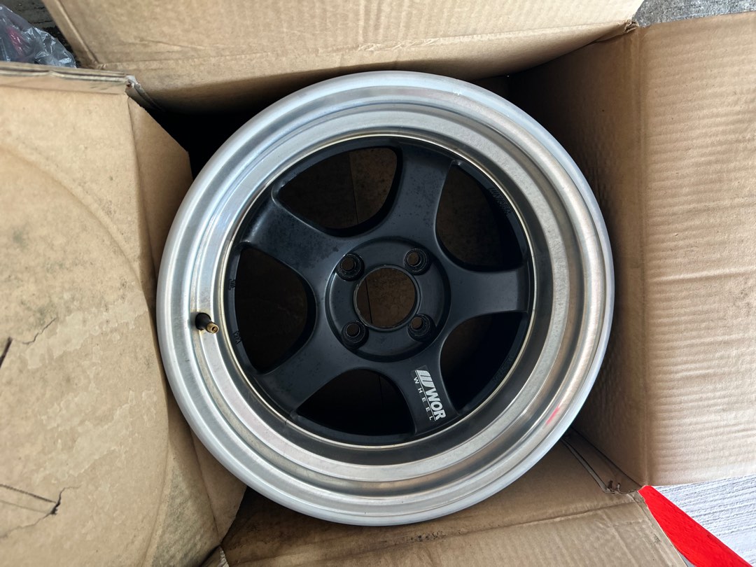 Works Meister Rims, Car Accessories, Tyres & Rims on Carousell