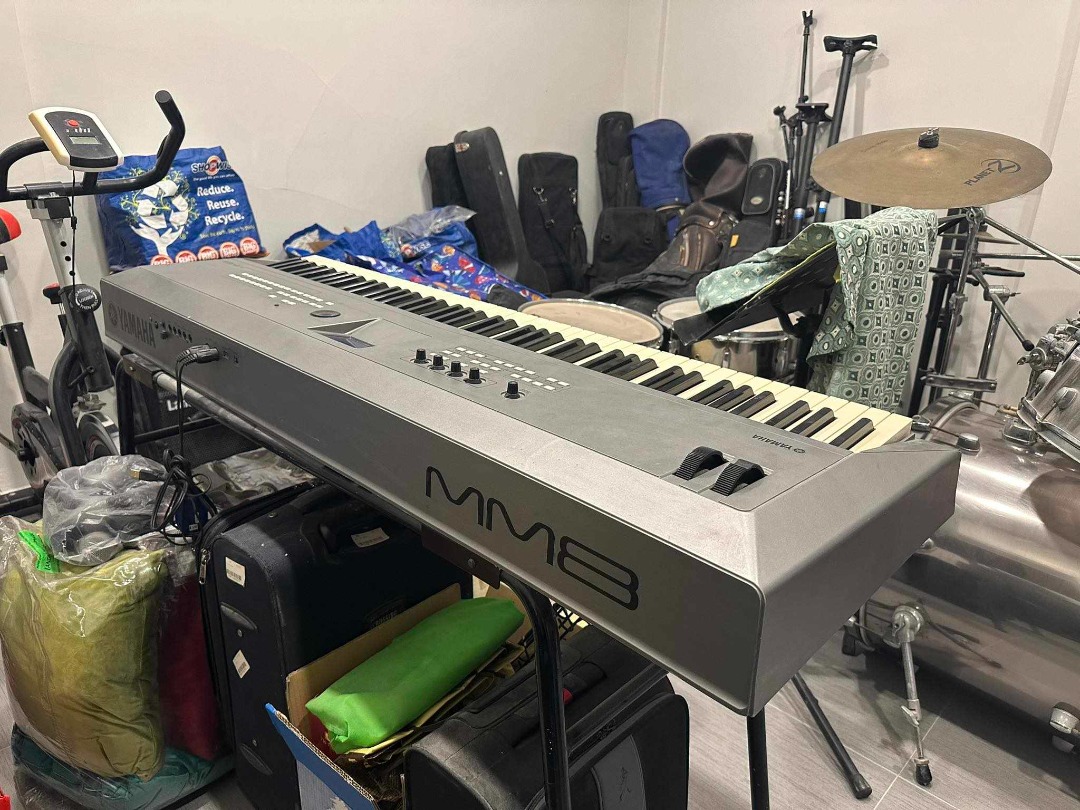 Yamaha MM8 88 (88 Weighted Keys) Hammer Action, Hobbies & Toys, Music ...