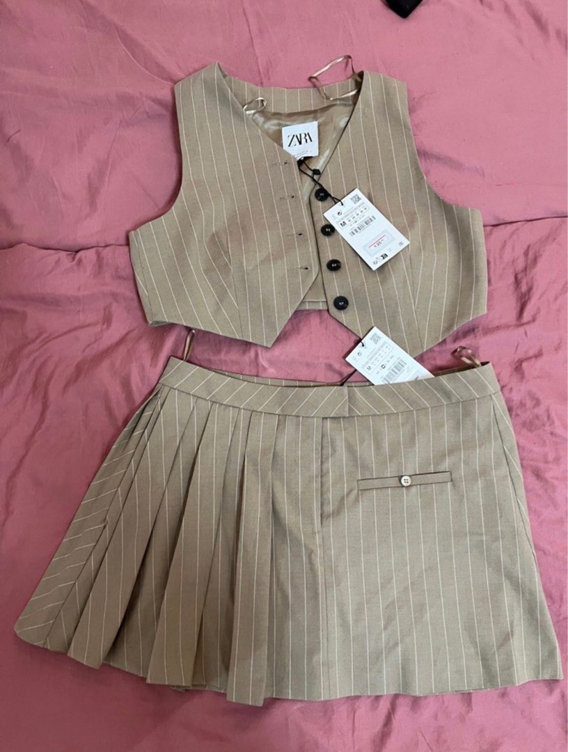 Zara gile and skirt, Women's Fashion, Dresses & Sets, Sets or ...