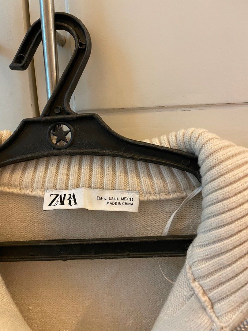 Zara Half Zip Sweater on Carousell