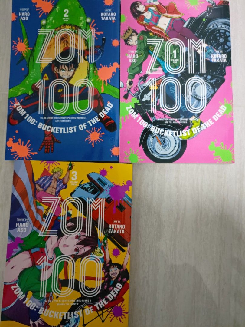 ZOM100 manga vol.1-3, Hobbies & Toys, Books & Magazines, Comics & Manga ...
