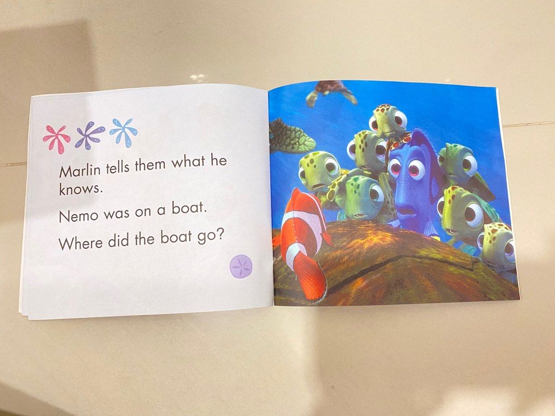 12 books Fun with Phonics - Disney Finding Nemo, Hobbies & Toys, Books ...