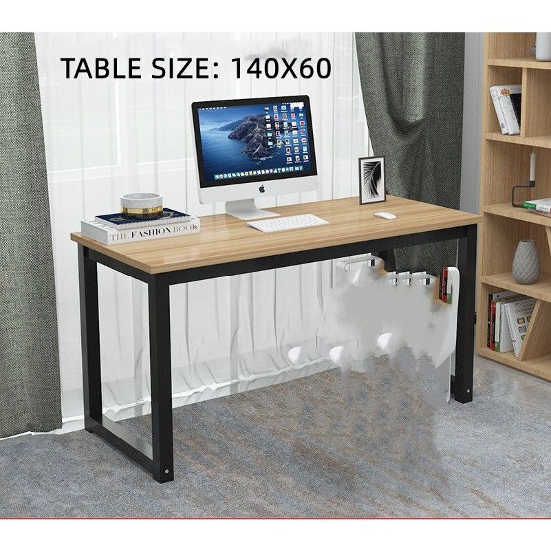 140cm Computer Table Office Table Study Table Meja Komputer Meja ...