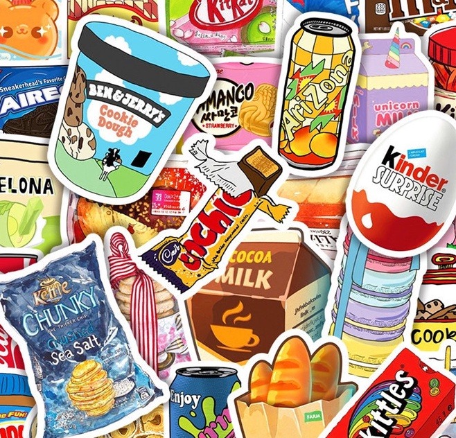 [$3 for 10] Stickers: Food & Snacks, Hobbies & Toys, Stationery & Craft ...