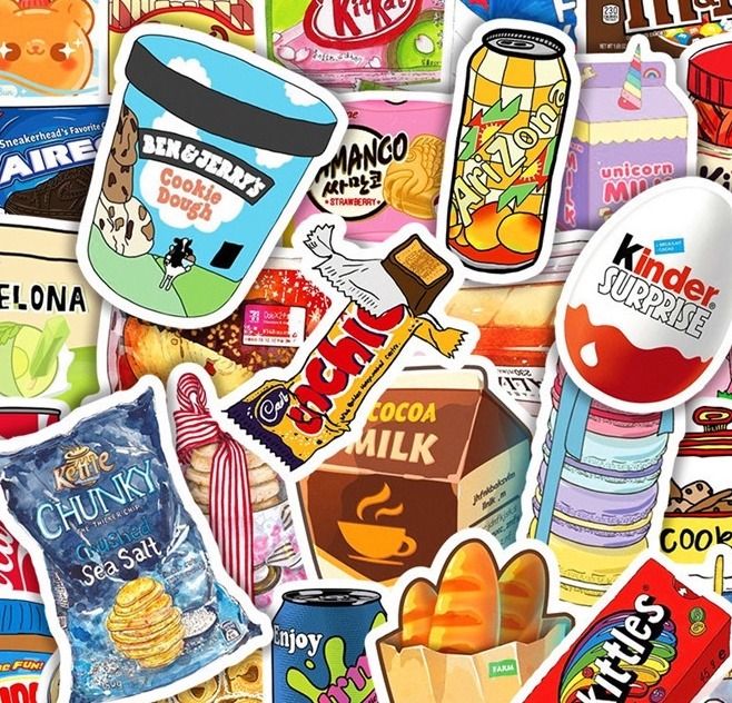 [$3 for 10] Stickers: Food & Snacks, Hobbies & Toys, Stationery & Craft ...