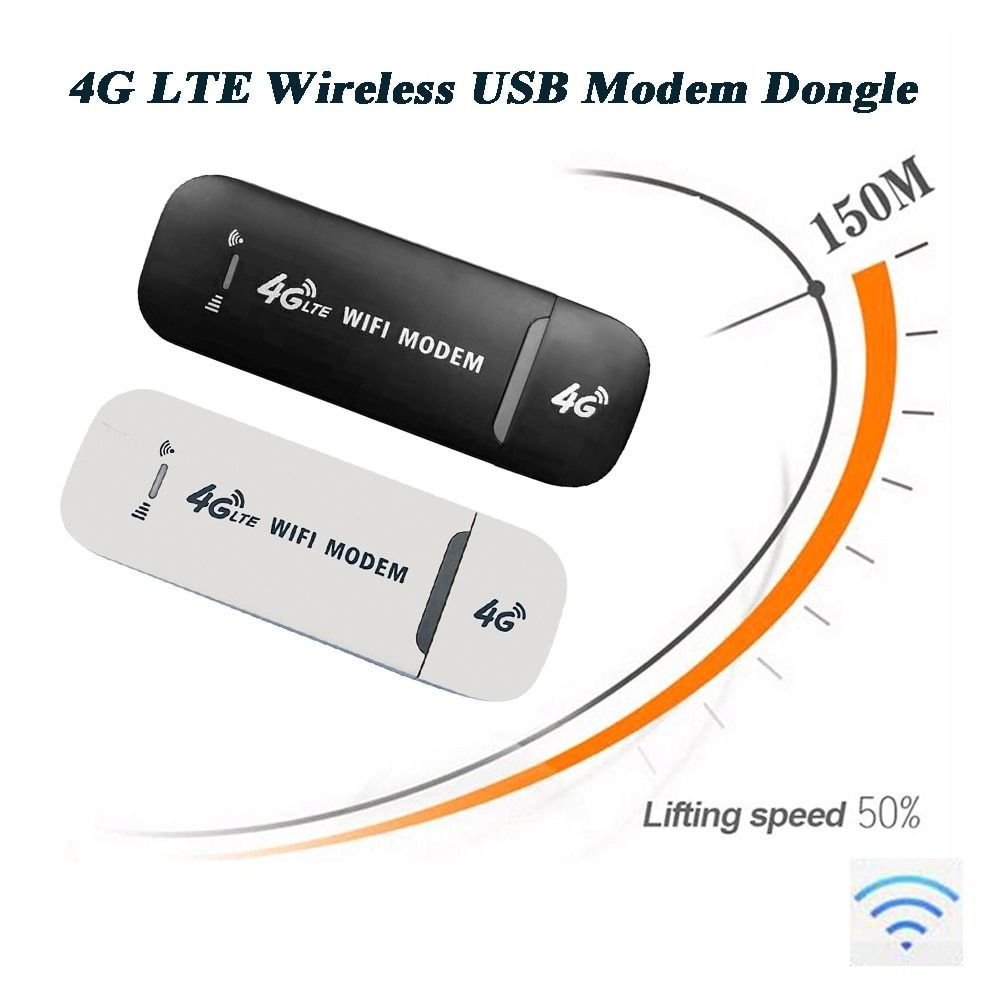 4G LTE Wireless USB Dongle Mobile Broadband 150Mbps Modem Stick Sim Card for Laptop PC Network ...