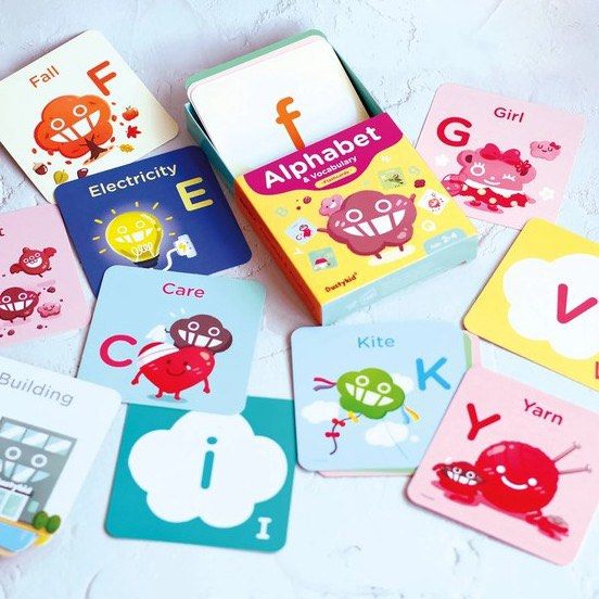 英文 字卡 Alphabet flashcards dustykid, 兒童＆孕婦用品, 嬰兒玩具 - Carousell