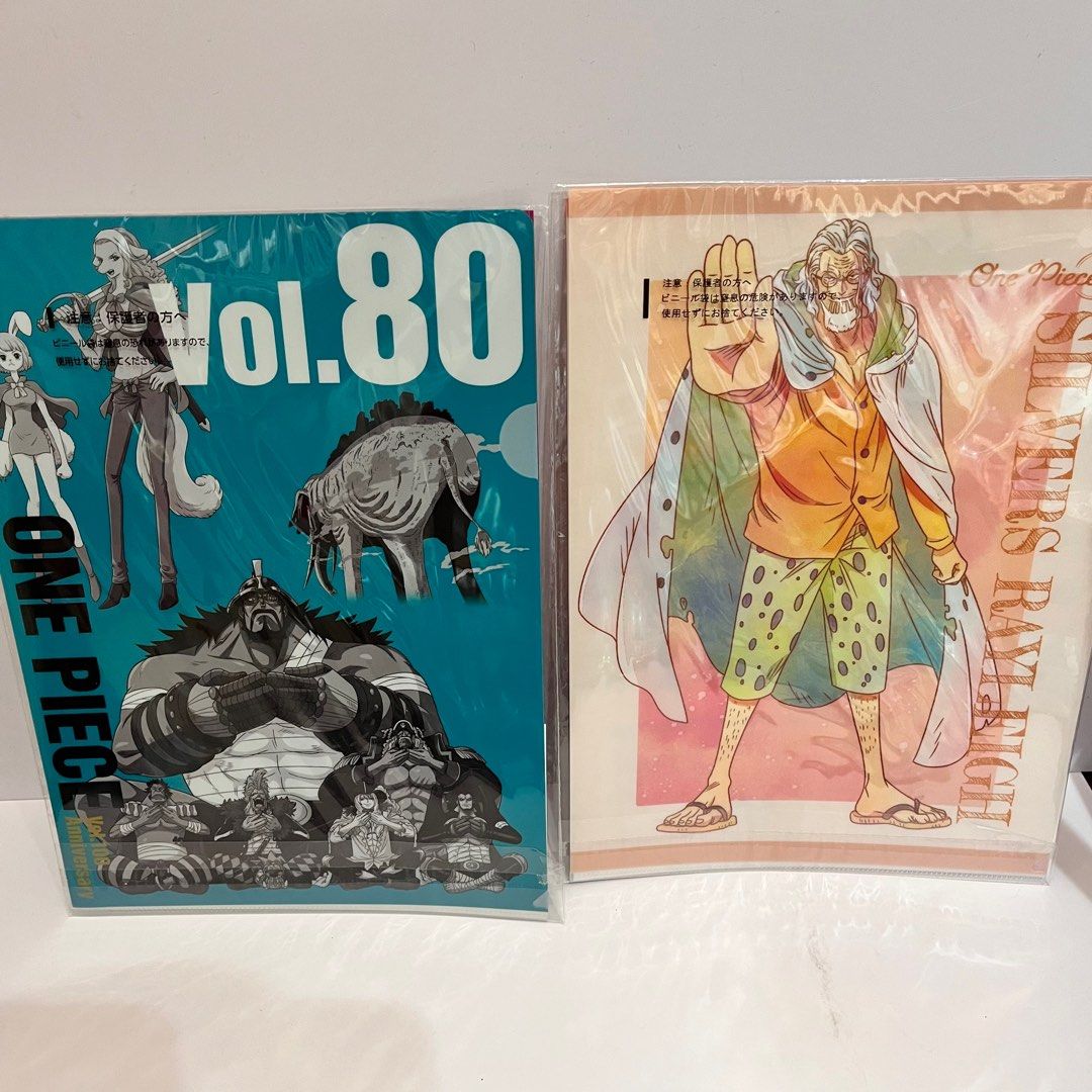 包郵 海賊王 file one piece 文件夾 2枚入, 興趣及遊戲, 玩具 & 遊戲類 - Carousell