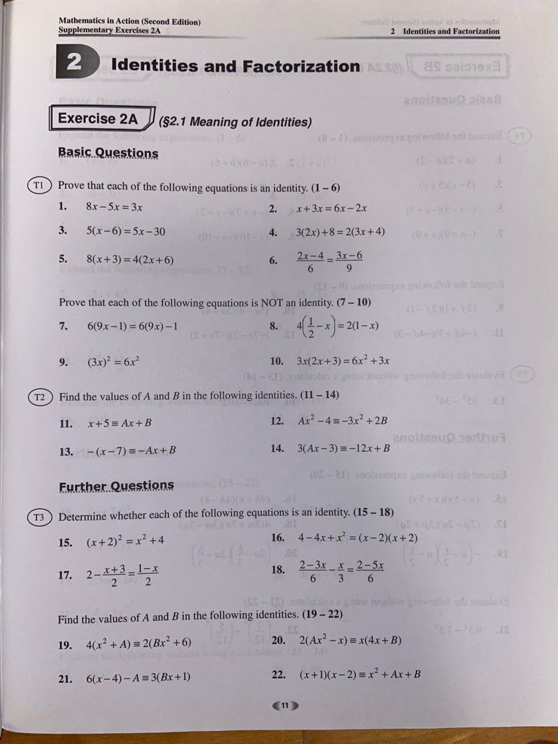 ♾ Form 2 Maths Exercise ♾, 興趣及遊戲, 書本 & 文具, 教科書 - Carousell
