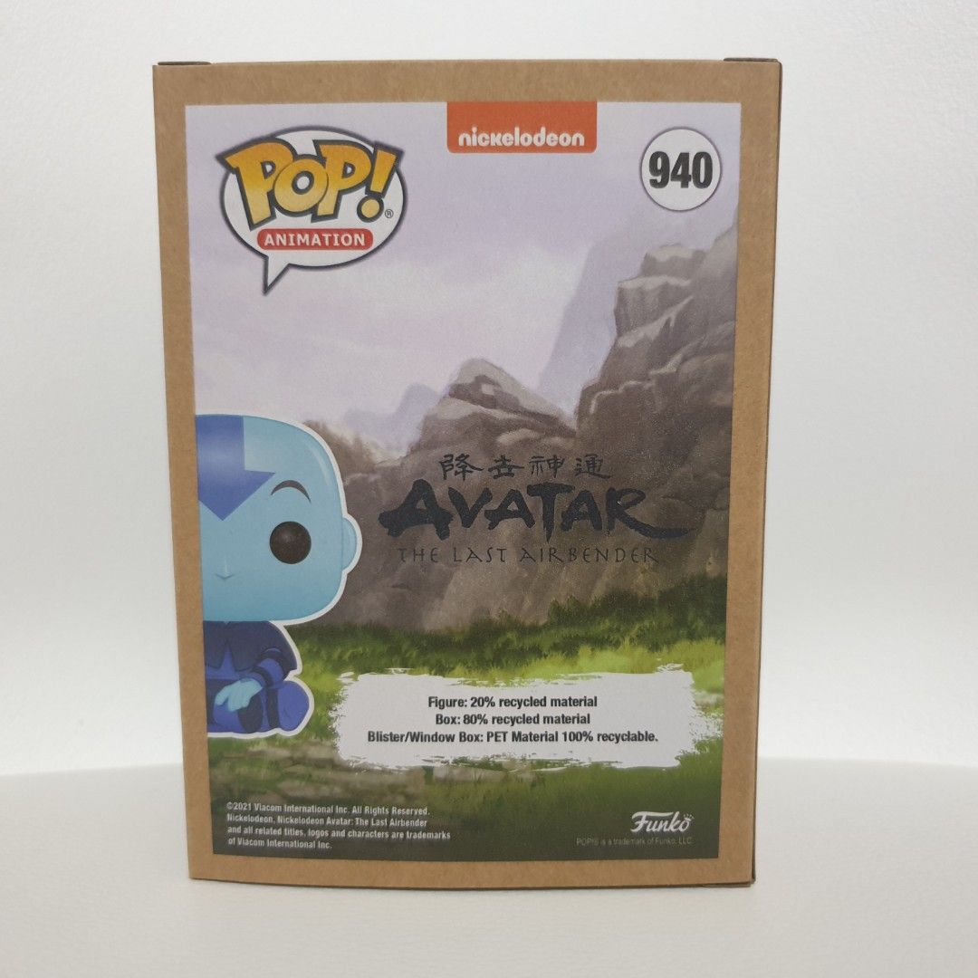 AANG SPIRIT Nickelodeon Avatar The Last Airbender Glows in the Dark Box ...