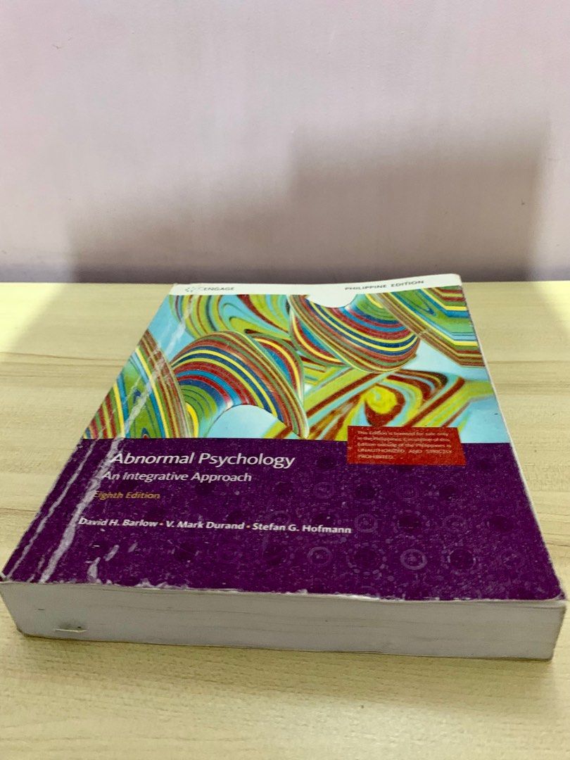 Abnormal Psychology (8th edition), Hobbies & Toys, Books & Magazines ...