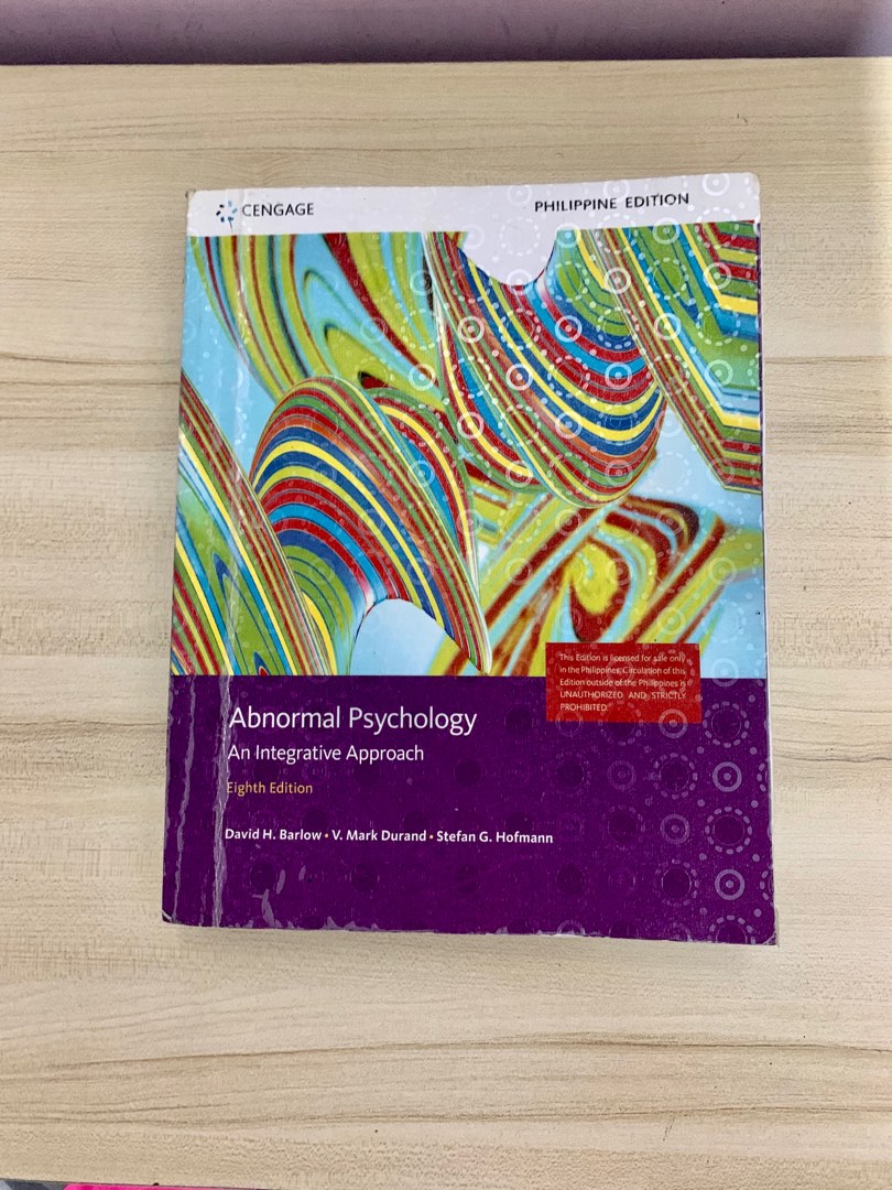 Abnormal Psychology (8th edition), Hobbies & Toys, Books & Magazines ...