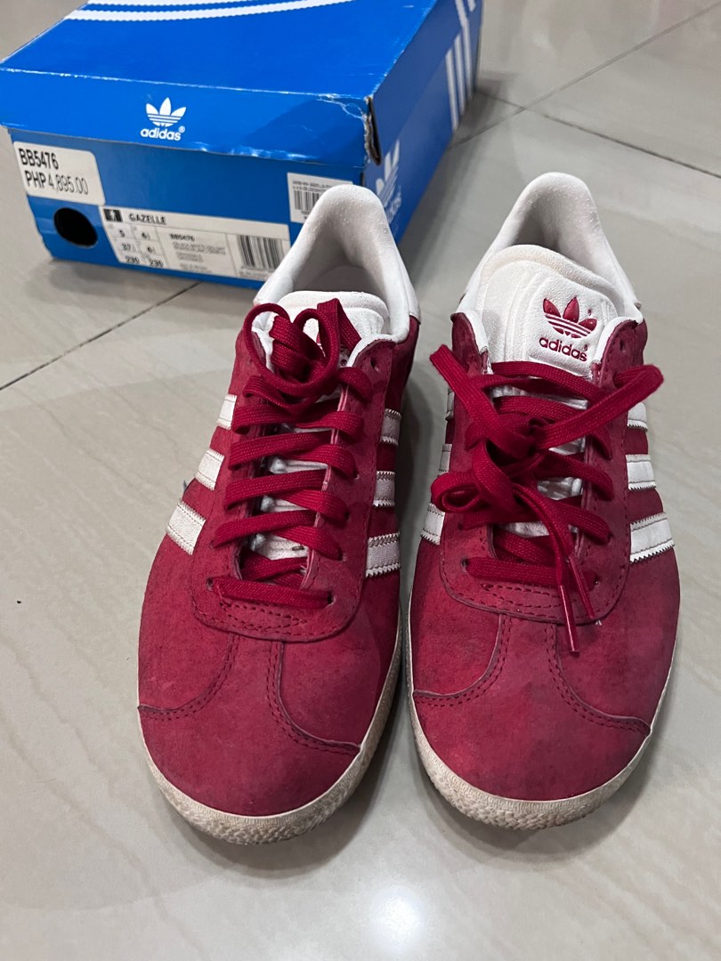Adidas Gazelle Red on Carousell