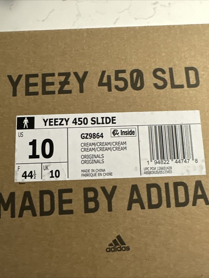 Adidas Yeezy 450 Slides Original Exclusive Release, Men's Fashion ...