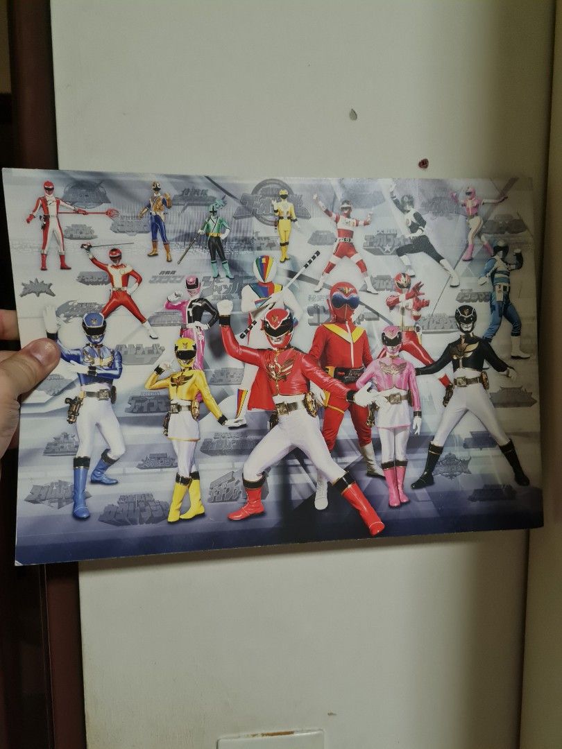 2 X Red Rangers 30th Anniversary Sentai Figure 32 pcs Set, vinyl 4Inch ...