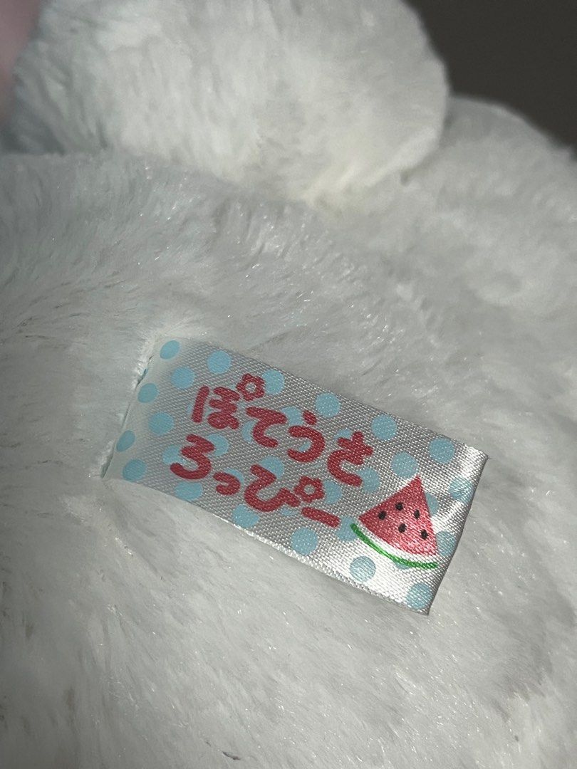 Amuse Pote Usa Loppy White Bunny Watermelon, Hobbies & Toys, Toys ...