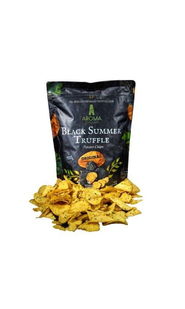 Aroma truffle original black summer truffle chips 100g, Food & Drinks ...