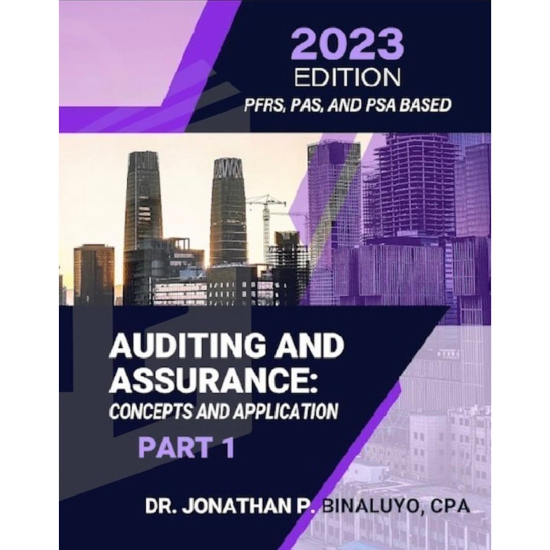 Auditing And Assurance Part 1 By Binaluyo 2023 Hobbies And Toys Books And Magazines Textbooks