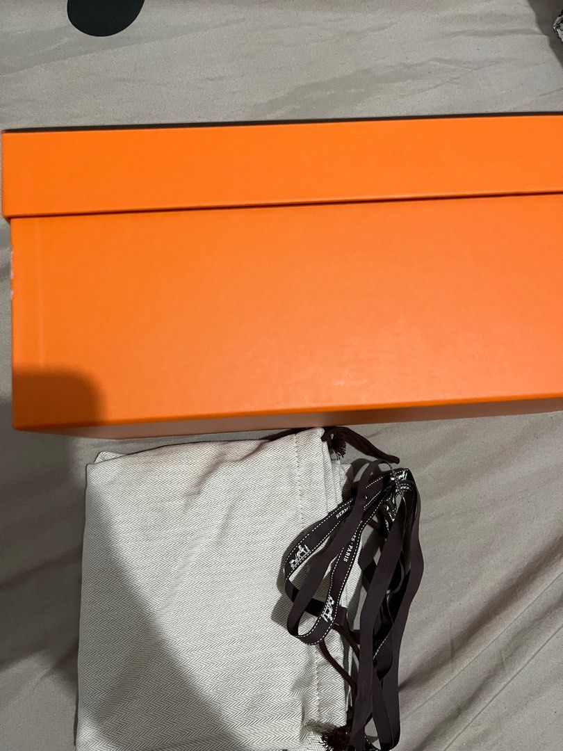 Authentic Hermes Box with Free Dust Bags and Ribbon, Luxury, Bags ...