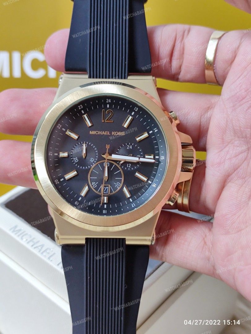 AUTHENTIC MK8445 DYLAN OVERSIZED ROSEGOLD WATCH on Carousell
