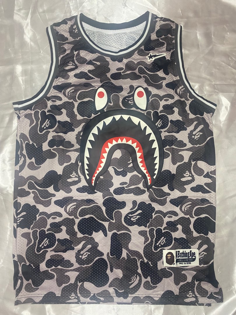 BAPE MONSTER JERSEY, Men's Fashion, Activewear on Carousell