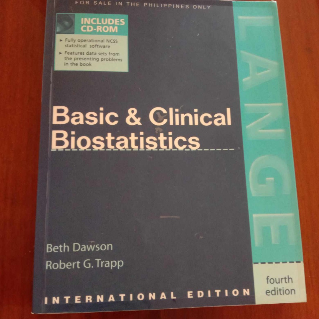 Basic And Clinical Biostatistics 4th Edition Hobbies And Toys Books And Magazines Textbooks On